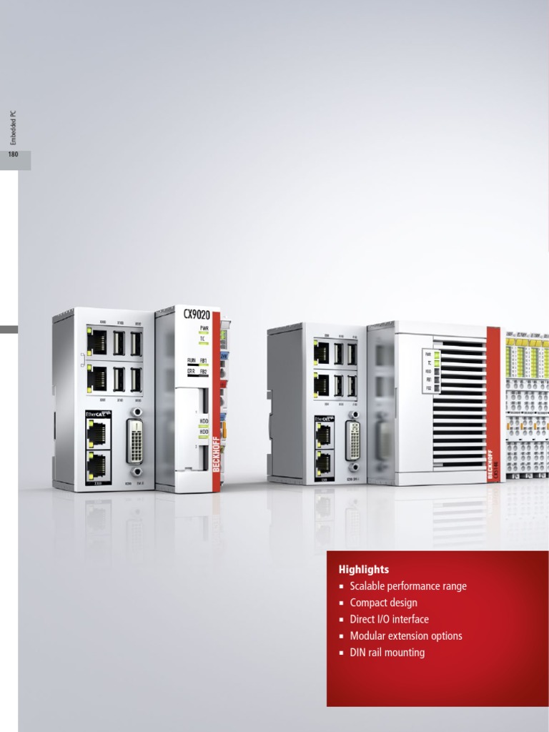 Beckhoff Main Catalog 2018 1 03 Embedded PC | PDF | Intel | Usb
