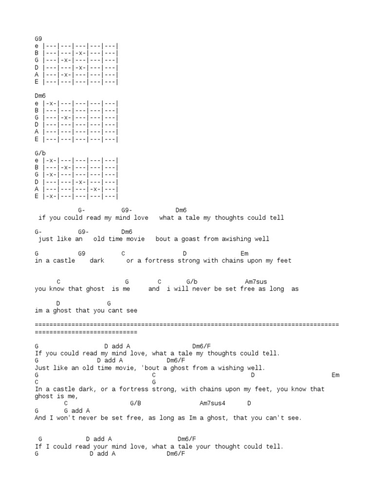 Gordon Lightfoot - If I Could Read Your Mind | PDF | Books