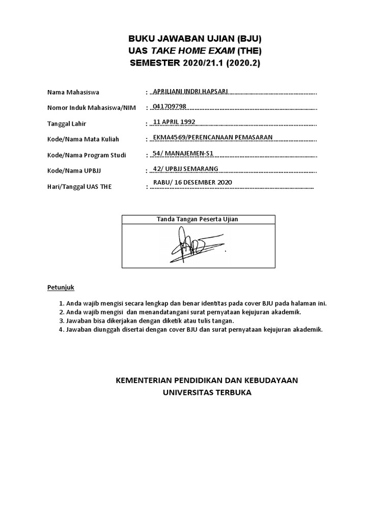 Ekma4569 - Apriliani Indri Hapsari | PDF | Karier & Perkembangan | Bisnis