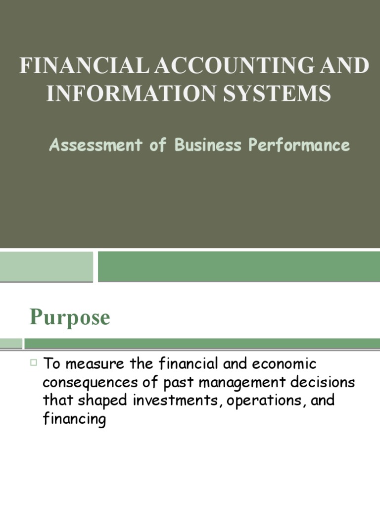 Assessment of Business Performance | PDF | Insurance | Equity (Finance)