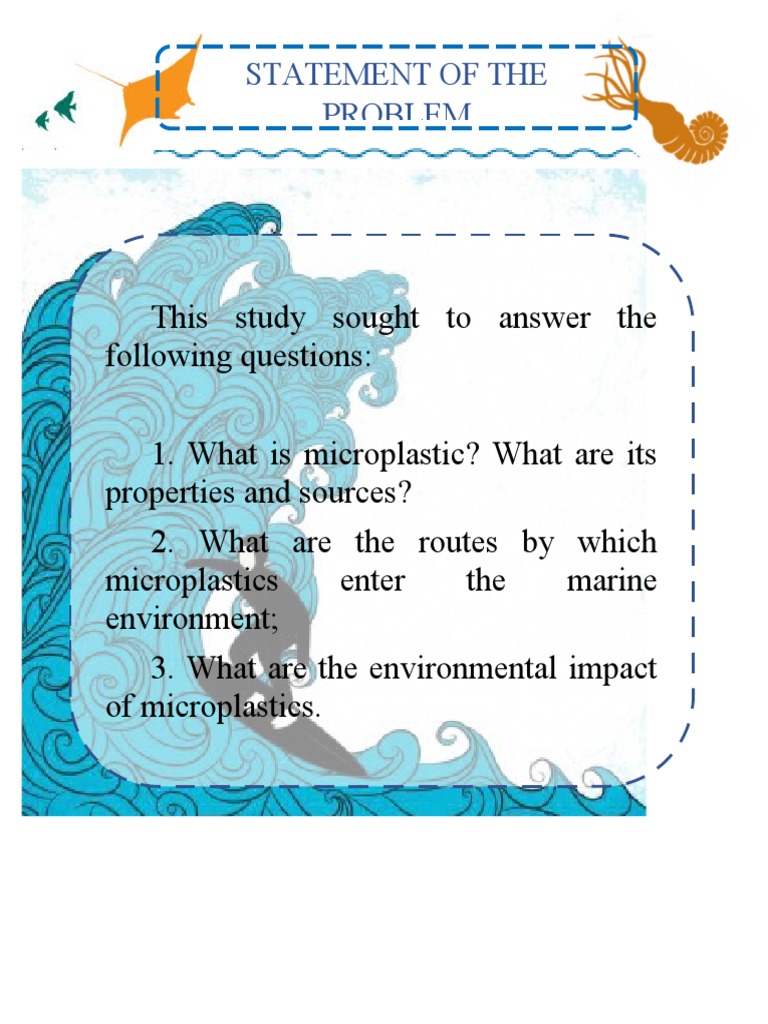 Statement of The Problem | PDF