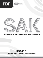 PSAK 1 - Penyajian Laporan Keuangan | PDF
