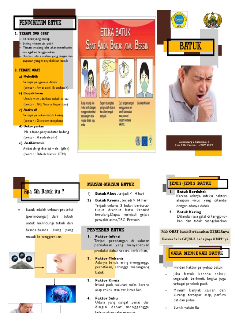 Leaflet Batuk PBL RST | PDF