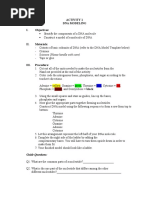 Grading Rubric For DNA Model | PDF | Dna | Base Pair