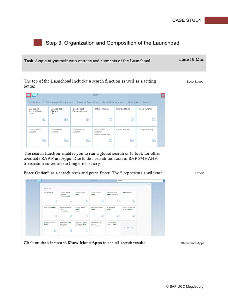 Step 3 - Organization and Composition of The Launchpad | PDF | System ...