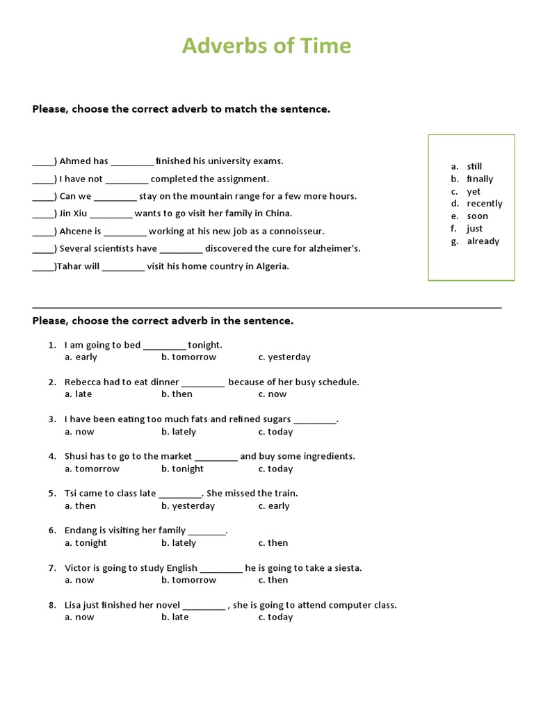 Adverb Grade 5 | PDF