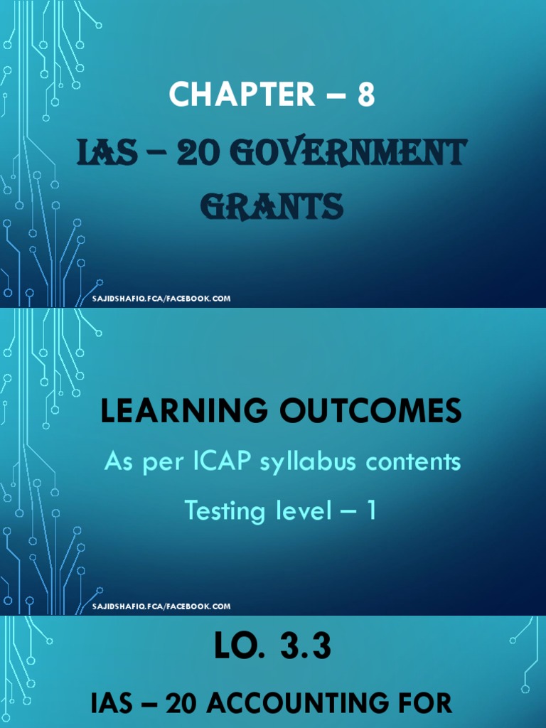 Chapter - 8 Ias - 20 GG - Intro | PDF | Loans | Financial Services