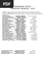 Transport List | PDF | Cargo | Logistics