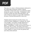 Bulaklakan Folk Dance Overview | PDF