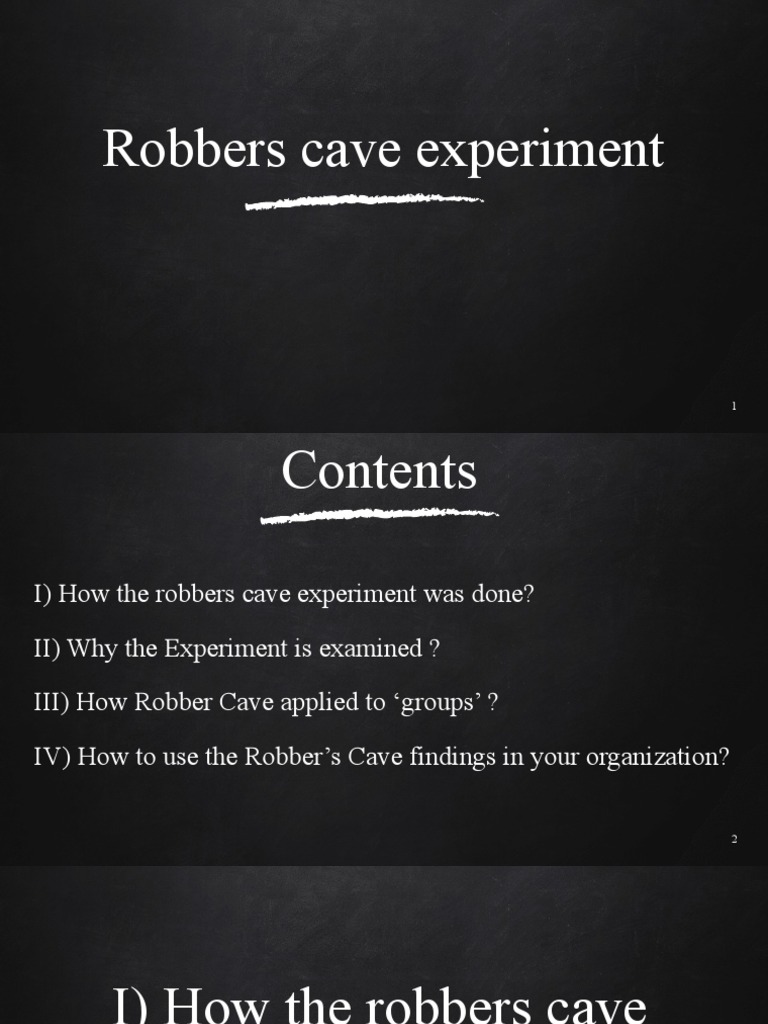 Robbers Cave Experiment | Download Free PDF | Difference | Group Processes