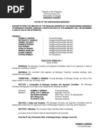 Resolution 2020-01 - TANOD AND LUPON | PDF | Local Government | Philippines