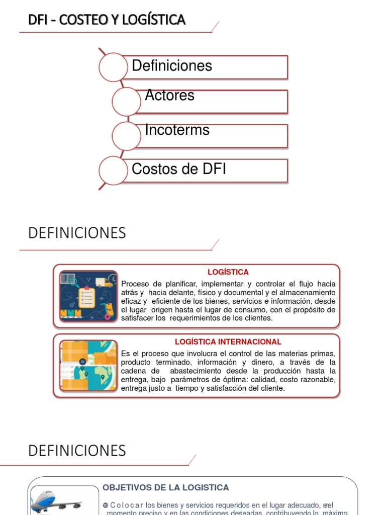 Dfi - Costeo y Logística | PDF | Logística | Gestión de la cadena de ...