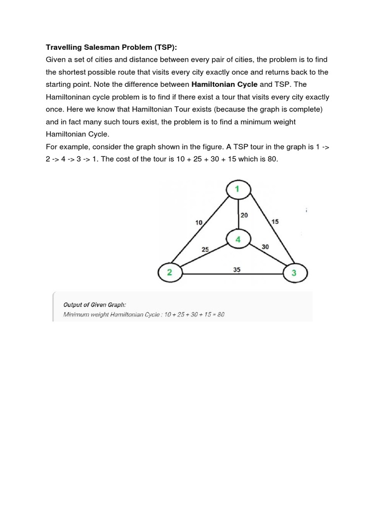 TSP Java Algorithm Guide | PDF | Theoretical Computer Science | Computing