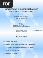 ISIC Rev. 5 Overview and Updates | PDF | Retail