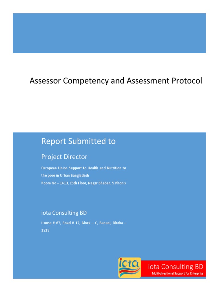 Assessor Competency and Assessment Protocol | PDF | Competence (Human ...