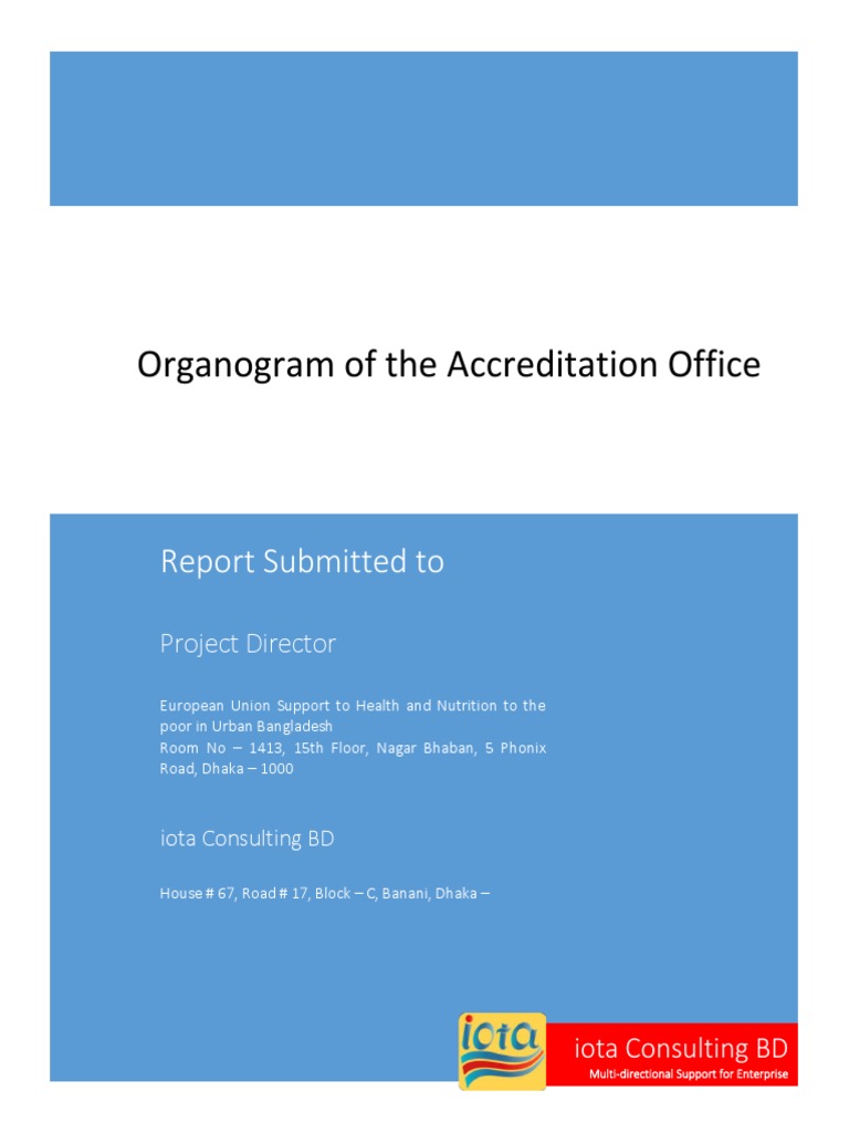 Organogram of The Accreditation Office: Report Submitted To | PDF | Committee | Board Of Directors
