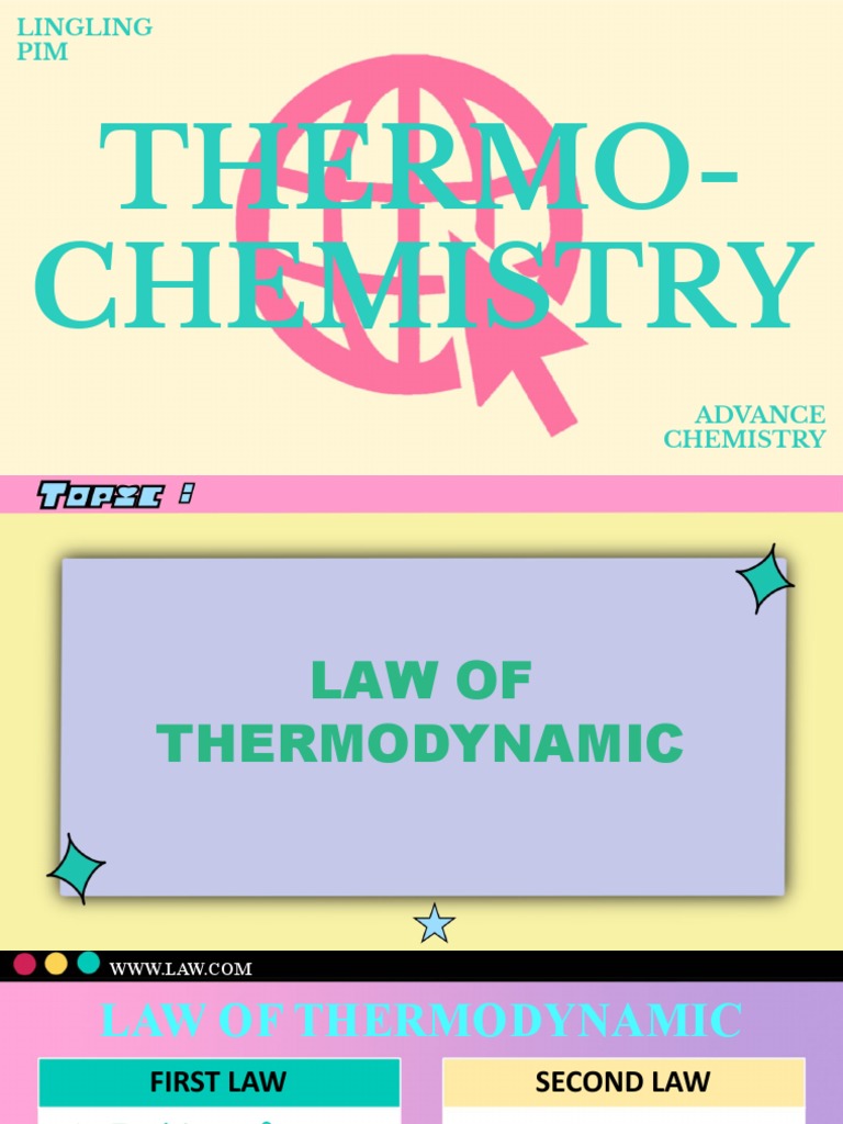 Thermo Chemistry | PDF | Gibbs Free Energy | Enthalpy
