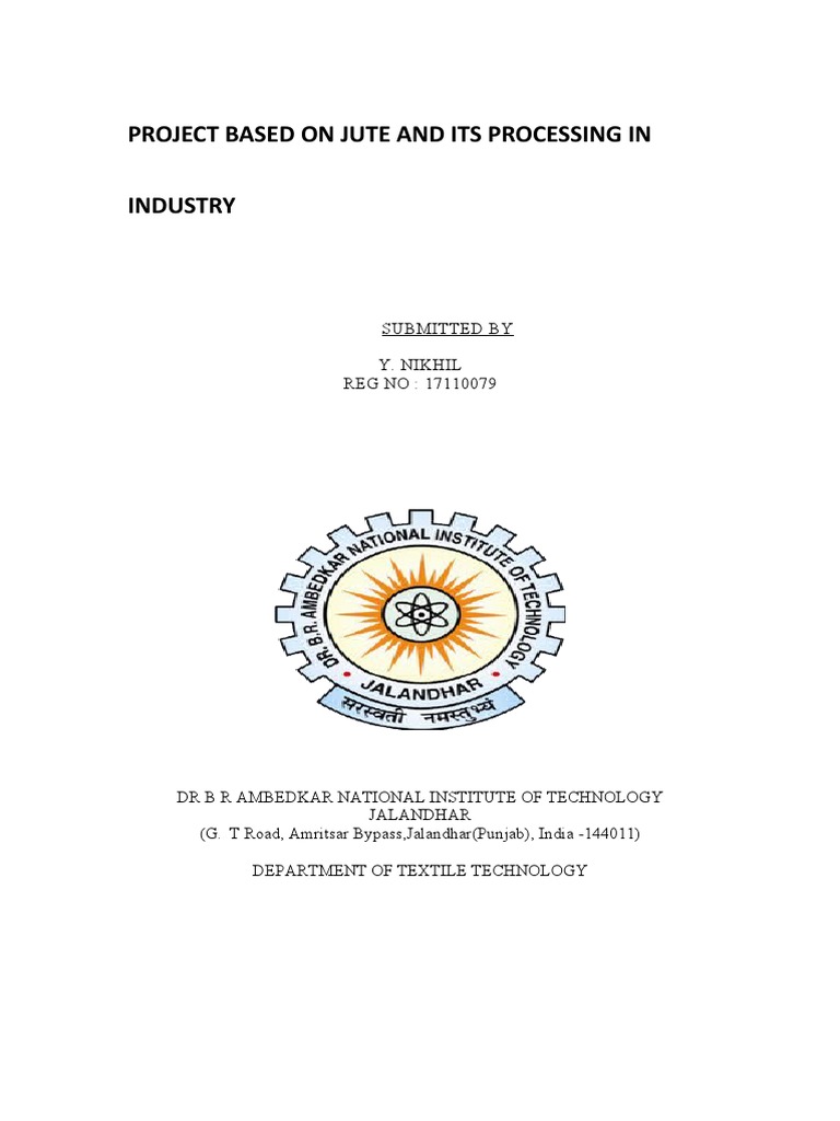 Jute Processing | PDF | Spinning (Textiles) | Jute
