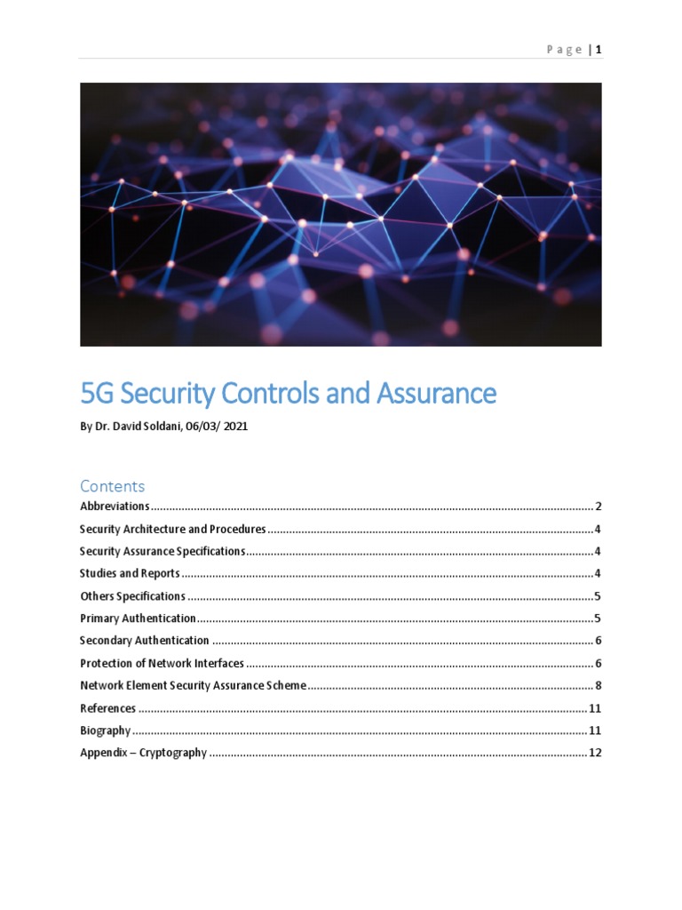 Comprehensive Overview of 3GPP Technical Specifications for 5G Network ...