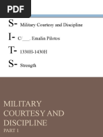 Us Army Customs and Courtesies | PDF | United States Army | Disciplines