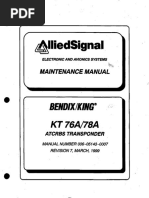Transponder KT 76a | PDF | Transponder (Aeronautics) | Electrical Connector