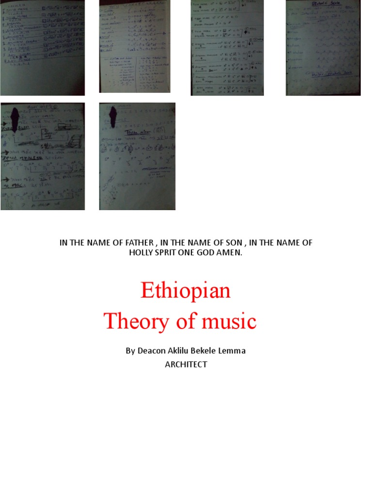 Ethiopian Music Theory | PDF | Scale (Music) | Mode (Music)