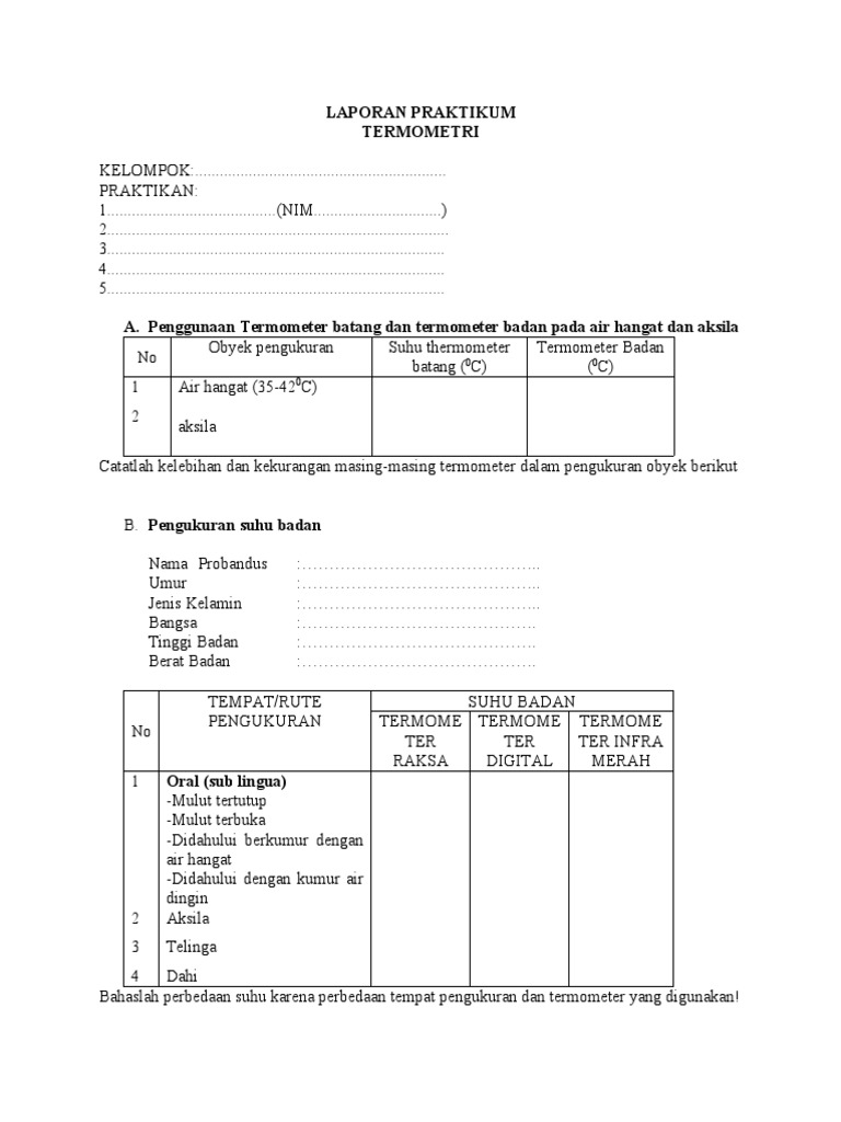 TERMOMETRI | PDF
