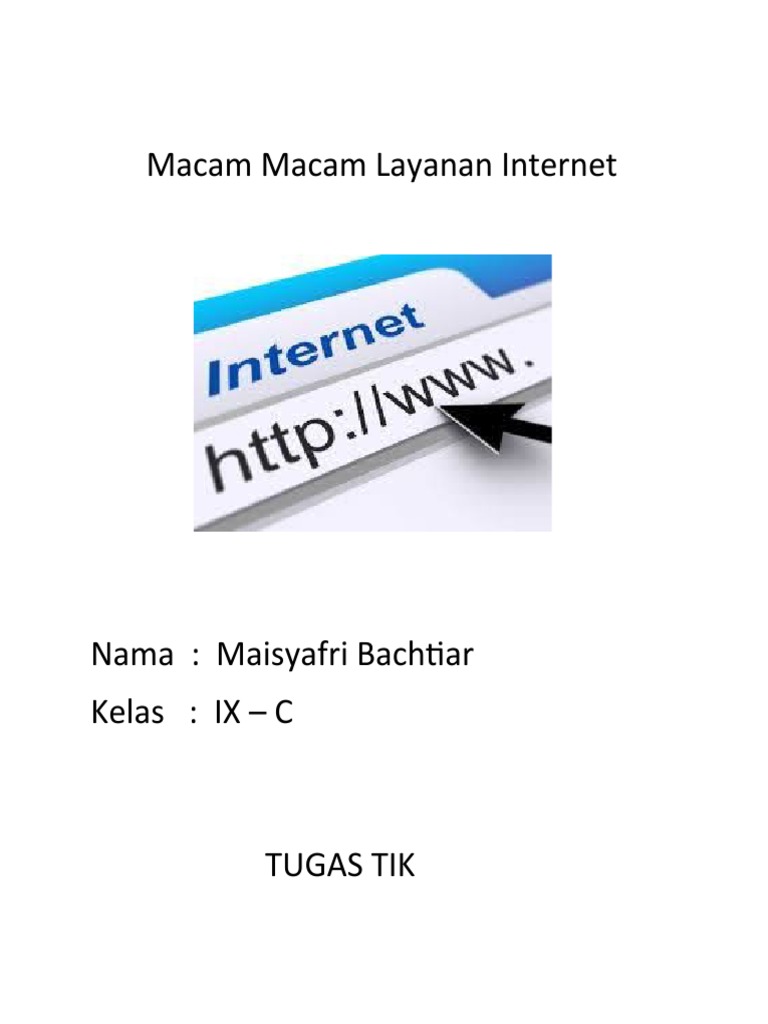 Macam Macam Layanan Internet | PDF