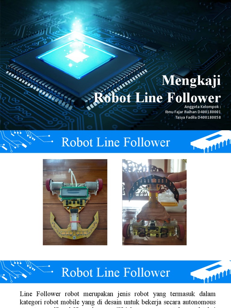 Robot Line Follower: Komponen & Pemrograman | PDF
