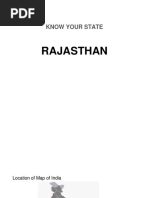 Geography of Rajasthan Overview | PDF | Dune | Geomorphology