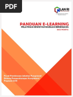 Petunjuk Penggunaan Elearning KLHK - Compressed | PDF