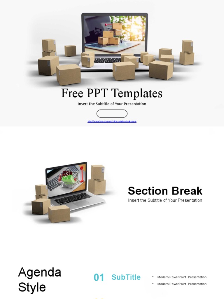 Online Delivery Service PowerPoint Templates | Download Free PDF ...