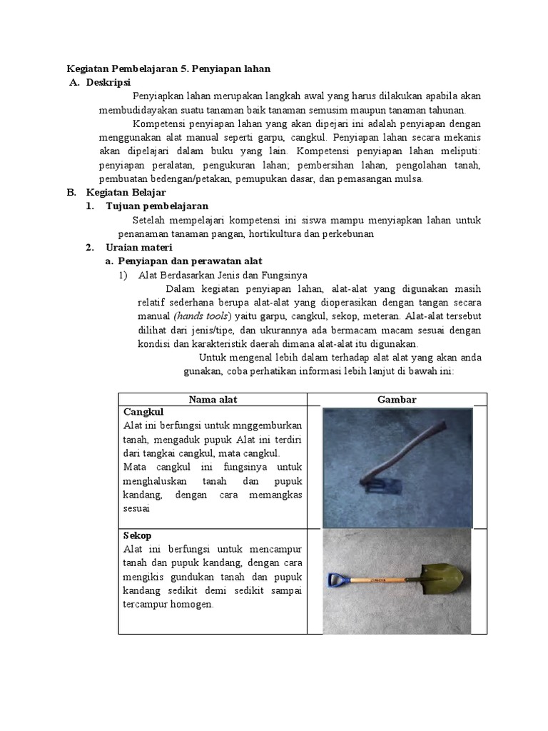 Modul Pembelajaran Dasar-Dasar Budidaya Tanaman | PDF Modul Pembelajaran Dasar-Dasar Budidaya Tanaman | PDF