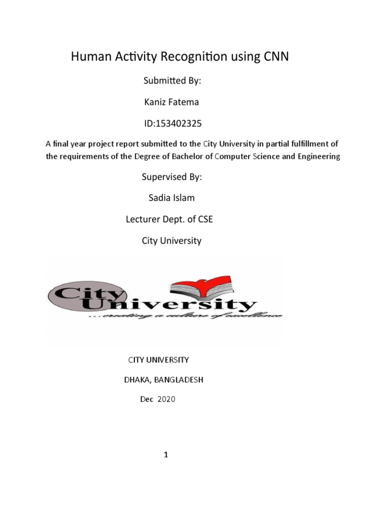Human Activity Recognition Using CNN | PDF | Image Segmentation ...