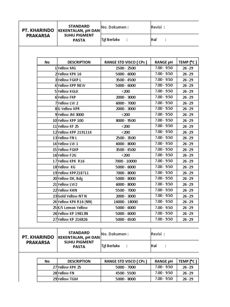 STD Visco Pigment Paste | PDF | Graphic Design | Artistic Techniques