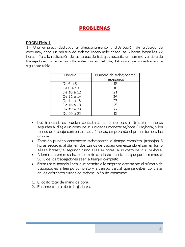 Programacion Lineal Entera | PDF | Economias | Business