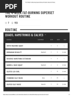 BBG Pre Training | PDF | Physical Exercise | Recreation