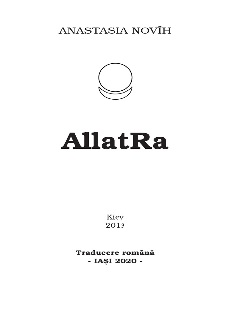 AllatRa RO Part1 | PDF