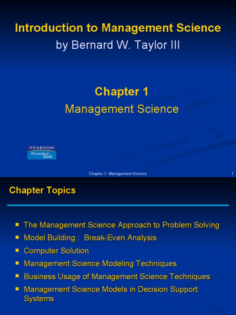 Chap01 - Introduction | PDF | Decision Support System | Conceptual Model