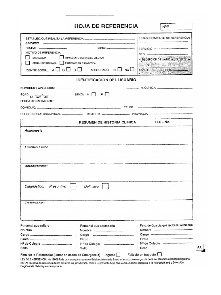 Hoja de Referencias | PDF