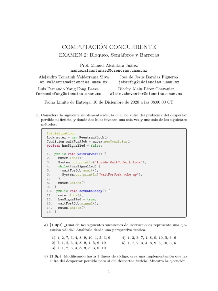 Concurrente 2021 1 | PDF | Programación de computadoras | Computación distribuída