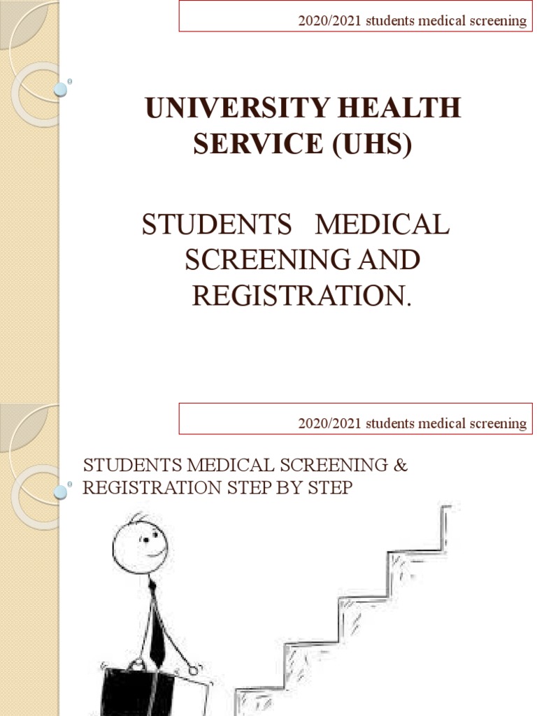 2020/2021 Student Medical Screening Guide | PDF | Health Care | Medicine