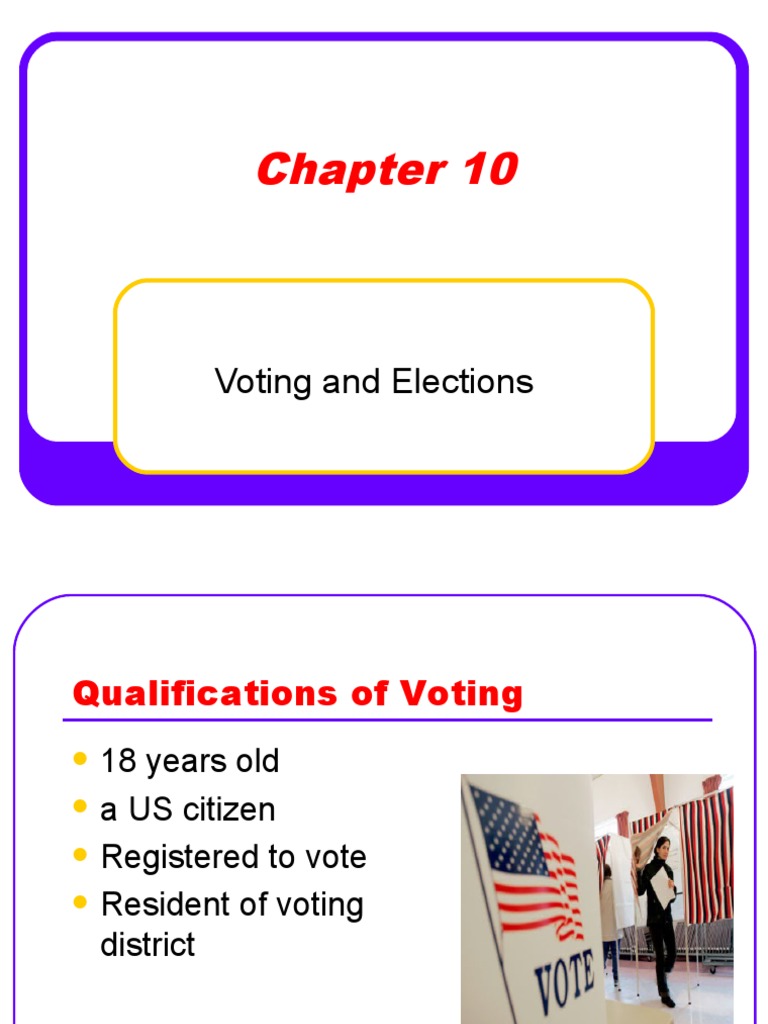Chapter 10 Voting And Elections Pp Download Free Pdf Elections
