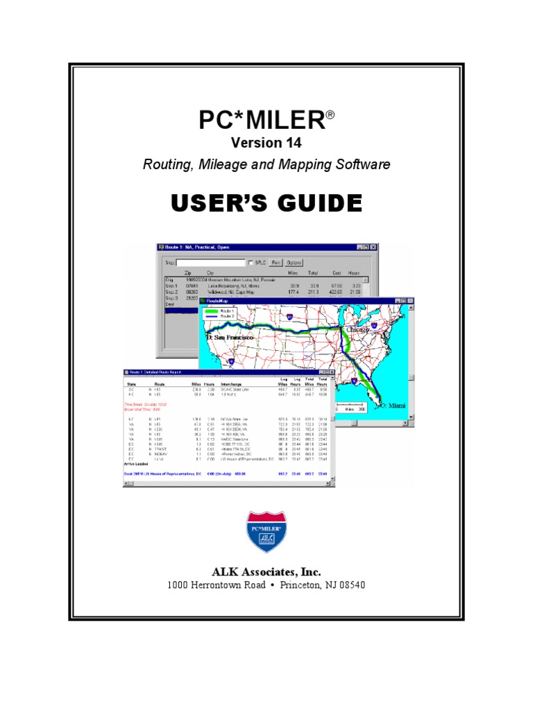 PC Miler: User'S Guide | PDF | License | Microsoft Windows