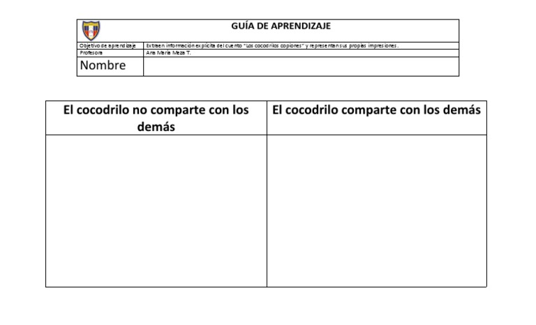 Los Cocodrilos Copiones | PDF