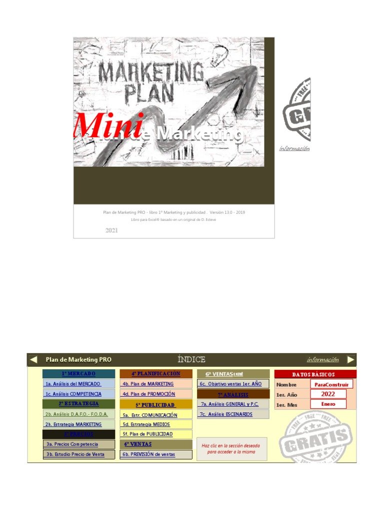 PE290Gv2 Mini Plan Marketing-2 | PDF | Marketing | Publicidad