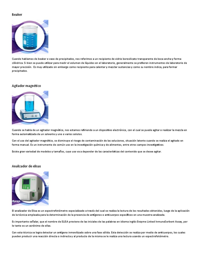 Beaker | PDF | Elisa | Ciencias fisicas