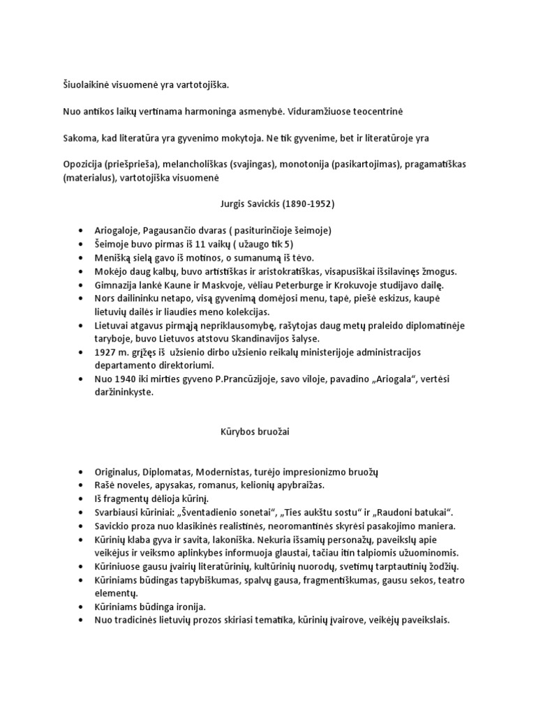 Jurgis Savickis | PDF