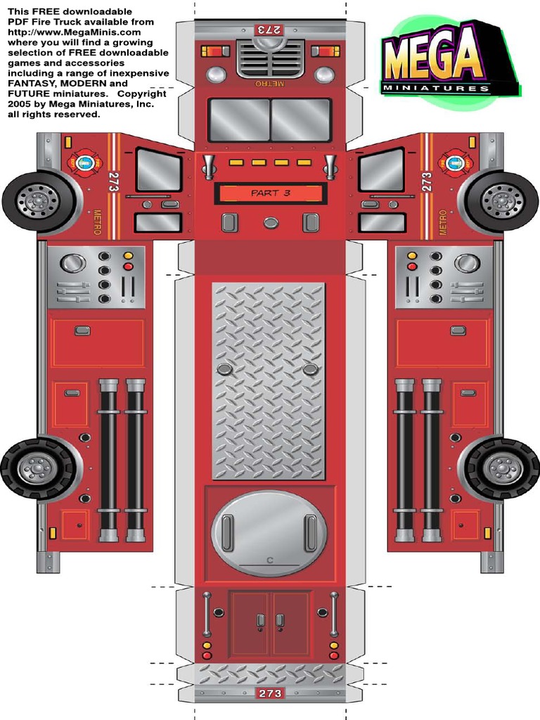 28mm Fire Truck Vehicle Miniature | PDF | Computers
