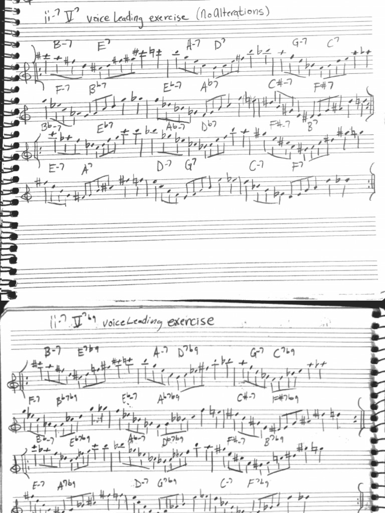 Voice Leading Examples | PDF